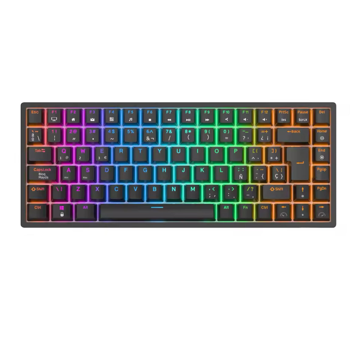 Teclado Royal Kludge RK84 - Layout Español – Fkey